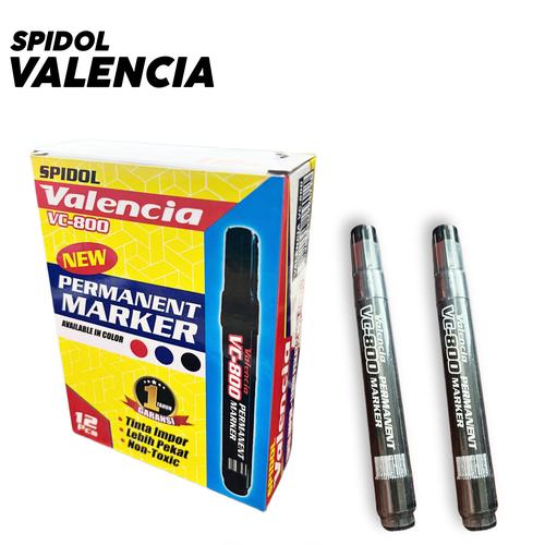 Jual 12 Pcs Spidol Valencia Permanent /Spidol Murah/Spidol Warna ...