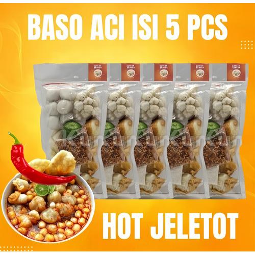 Jual Baso Aci / Bakso aci 5 bungkus paket hemat / boci hot jeletot ...