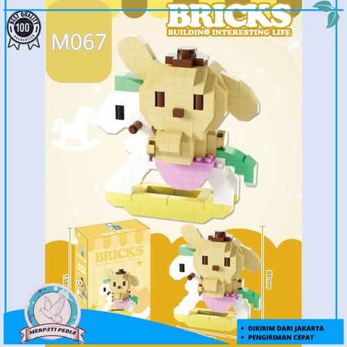 Jual MP Mainan Susun Balok Edukasi Puzzle Bricks Mini Main Kartun Balok ...