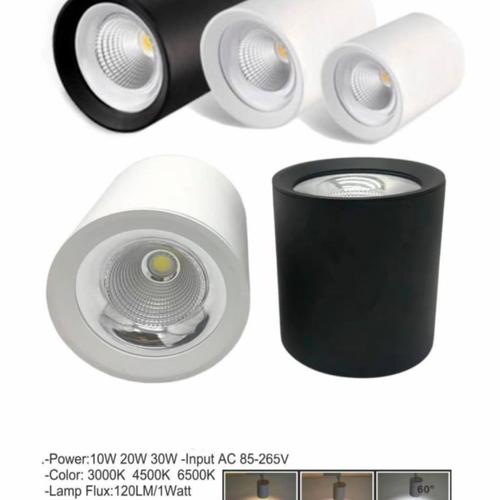 Jual Lampu LED Downlight Spotlight Outbow COB 30W 30 Watt Bulat Spot ...