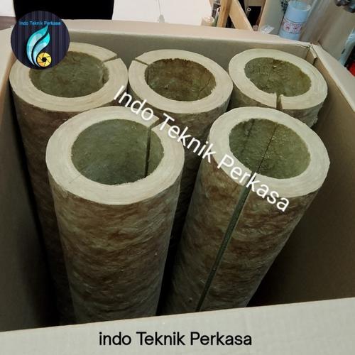 Jual Rockwool pipa batangan / Rockwool pipa isolasi 2" x 25mm - Jakarta ...