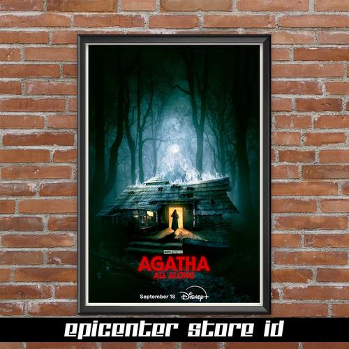 Jual Poster Agatha All Along - Art 2 + Frame - Hitam, 60x90 - Kab ...