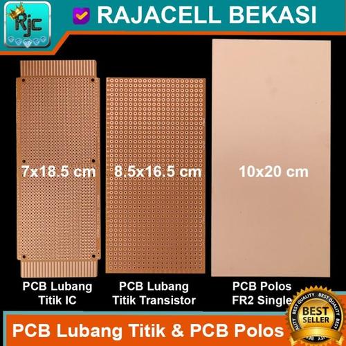 Jual PCB Lubang Titik IC Transistor PCB Polos FR2 Circuit Board PCB ...