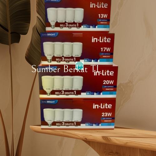Jual Lampu Inlite Led Capsule 13W 17W 20W 23W Multipack IN-LITE INMC003 ...