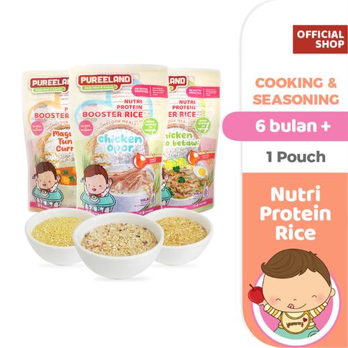 Jual Pureeland Nutri Protein BB Booster Rice / Beras Mpasi Booster ...