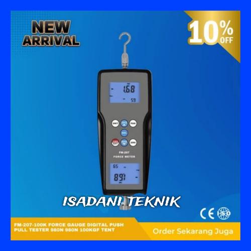 Jual FM-207-100K Force Gauge Digital Push Pull Tester 980N 980N 100kgf ...