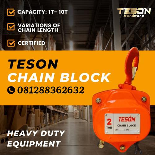 Jual CHAIN BLOCK HEAVY DUTY 2 TON x 10 METER 2TON - Jakarta Barat ...