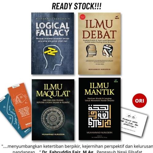 Jual Ready, ORIGINAL!! Buku Muhammad Nuruddin ( Ilmu Mantik, Ilmu debat ...