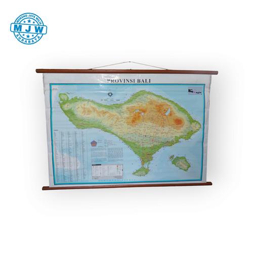 Jual peta provinsi Bali ukuran 109x79cm - Kota Surabaya - cv morang ...