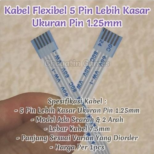 Jual KABEL FLEXIBEL 5 PIN LEBIH KASAR PANJANG & MODEL VARIAN Uk Pin 1 ...