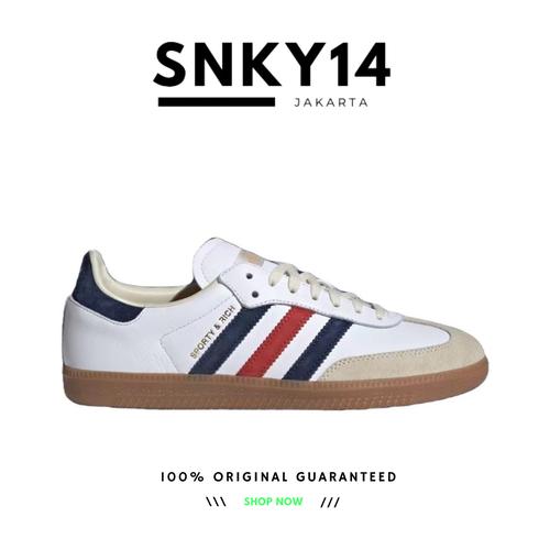 Jual Adidas Samba OG x Sporty Rich Olmpic White IH8338 100% Authentic ...