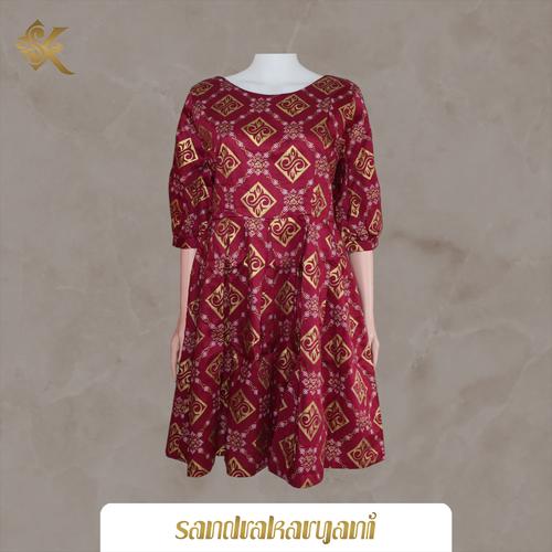 Promo BATIK SANDRA KARYANI Dress Batik Solo Batik Original SK Premium ...