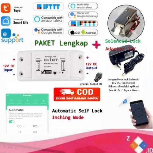 Jual ACCESS CONTROL DOOR TERBARU PAKET HEMAT DOOR LOCK SELENOID 12V ...