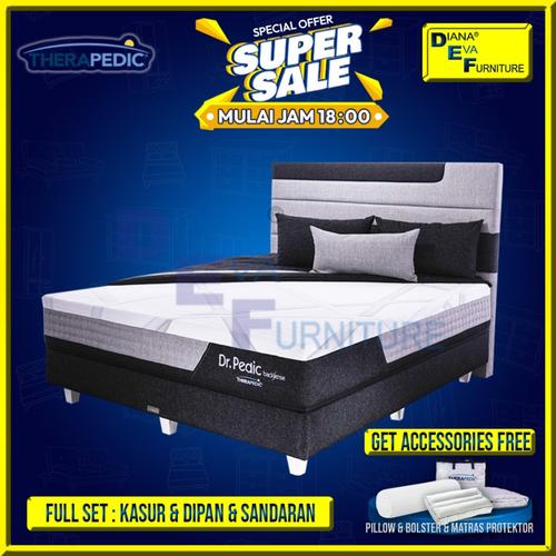 Jual Therapedic Dr. Pedic Full Set ( Kasur + Divan + Sandaran ...