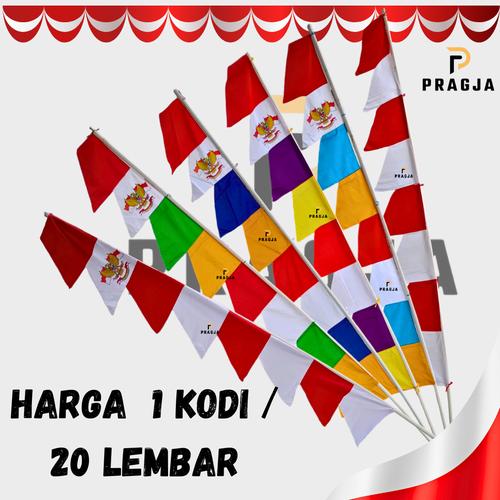 Jual UMBUL UMBUL MERAH PUTIH BENDERA UMBUL UMBUL WARNA WARNI,GEREGAJI, - Hijau, 20pics - Kab ...