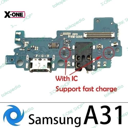 Jual Papan board konektor charger Samsung A31 A315F with iC Mic Hf ...