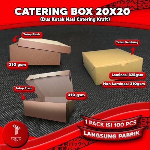 Promo DUS NASI 20X20 /KATERING BOX/DUS KATERING TEBAL - Menyatu (NL ...