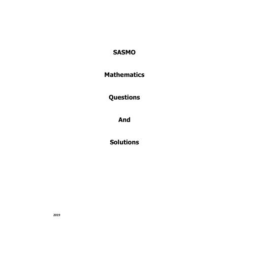 Jual SASMO Math Primary 5 Questions with Answers - Jakarta Barat ...