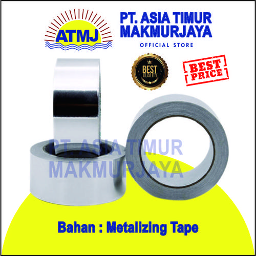 Jual Metalizing Tape Satuan Merk MM Tape Lakban Perekat Alumunium Foil ...