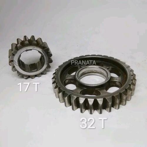 Jual ORIGINAL Set Gigi 2 Rasio Mata 17 - 32 Honda CB GL 100 125 Gear ...