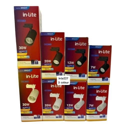 Jual INLITE KAP LAMPU SOROT TRACK LIGHT RELL SPOT LED INTA277 7W 12W ...