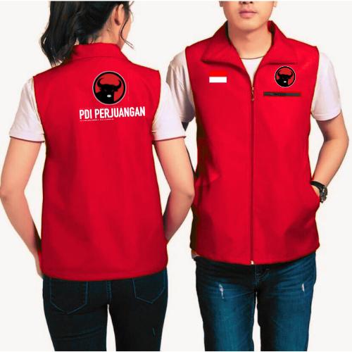 Jual JAKET ROMPI PARTAI PDI PERJUANGAN/Rompi parasut Logo PDI ...