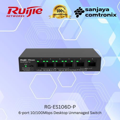 Jual RG-ES106D-P 6-port 10/100Mbps Desktop Unmanaged Switch - Jakarta ...
