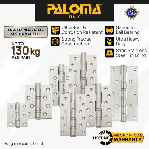 Jual PALOMA Engsel Pintu Jendela Hinge Kupu Butt Plat Kayu Aluminium ...