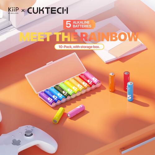 Promo KIIP X CUKTECH ZM1 RAINBOW ALKALINE DRY BATTERY AA BATERAI PACK ...