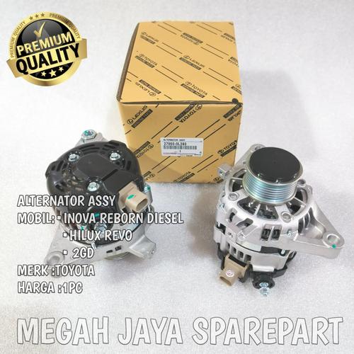 Jual ALTERNATOR ASSY DINAMO AMPER TOYOTA INOVA REBORN DIESEL / HILUX ...