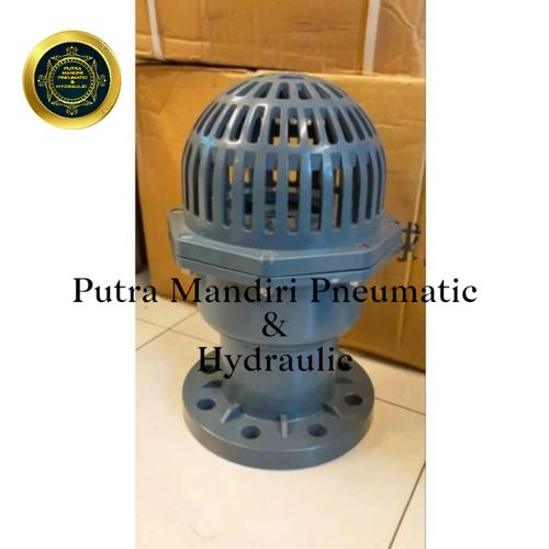 Jual Swing Foot Valve PVC 2 1/2" Inch Flange End JIS 10K Klep Foot PVC ...