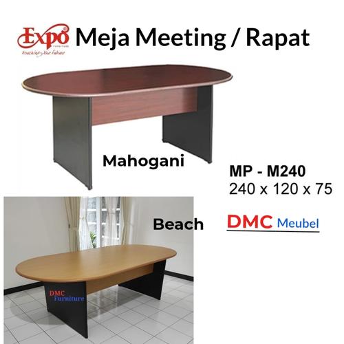 Jual Meja meeting oval 240 Meja rapat besar Meja Kantor TKDN MPM 240 ...