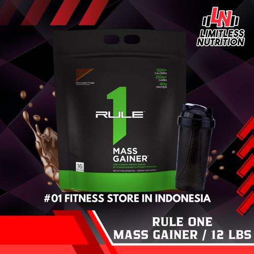 Jual Rule One Mass Gainer 12 lbs 12lbs R1 Susu Penggemuk Badan ...