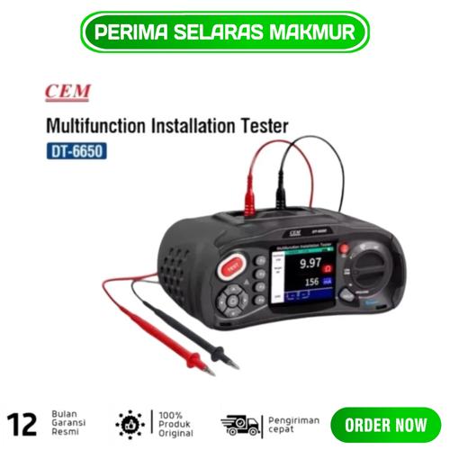 Jual CEM DT-6650 Multifunction Installation Tester with insulation ...