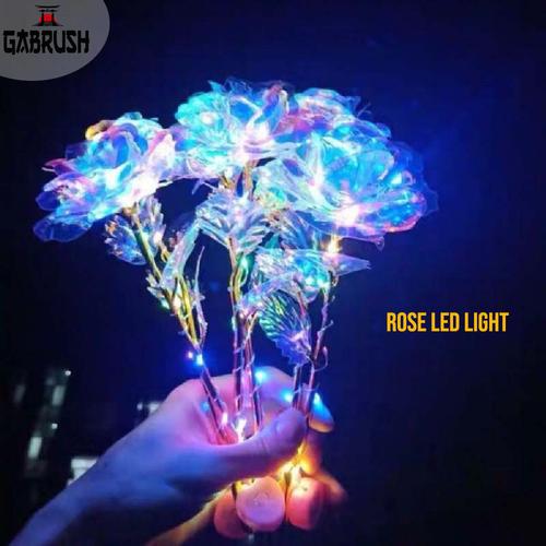 Jual Bunga Mawar Lampu Hias LED Dekorasi Rose Gift Colorful Light ...
