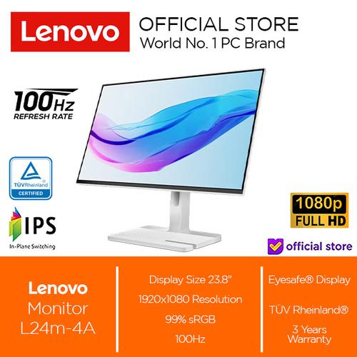 Promo Monitor LED Lenovo L24m-4A 23.8" IPS 100Hz 1ms HDMI 99%sRGB Cicil ...