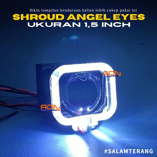 Jual SHROUD BILED 1.5INC Angel Eyes Kristal Kotak X1 Matrix RING ANGEL ...