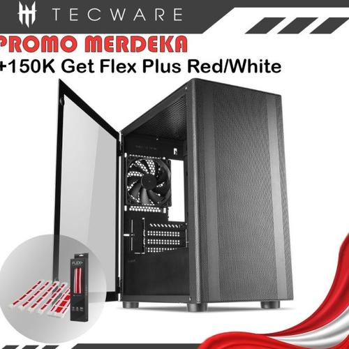 Jual Tecware Flatline Tg Mk2 - Clean & Seamless Matx Case / Casing Pc ...