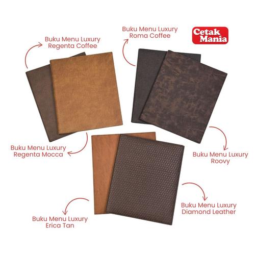 Promo Cetak Mania - Buku Menu Kulit Luxury Jepit Baut Isi Plastik Mika ...