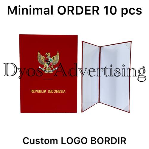 Jual Map beludru custom logo Map kantor Map sekolah Map (Bordir Logo ...