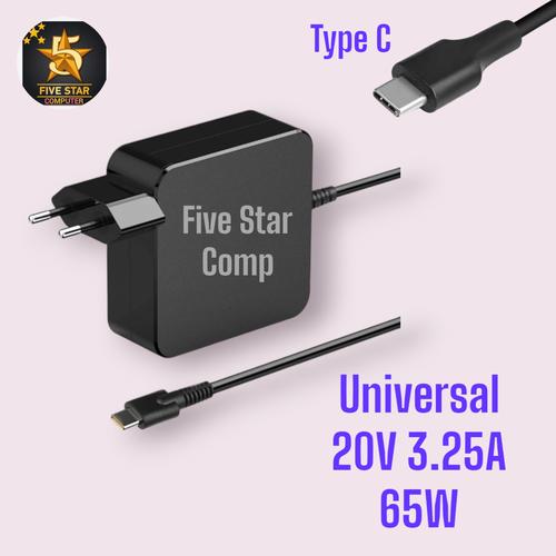 Jual Charger Adaptor Laptop Xiaomi,Infinix,Razer,Acer USB Type C 65W ...