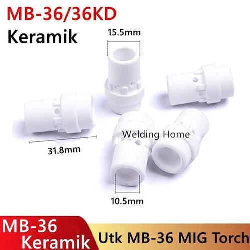 Jual MB36 Keramik Ceramic Gas Diffuser Untuk MB-36 MIG CO2 Welding ...