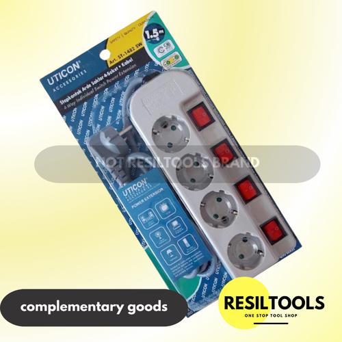 Promo Stop Kontak Steker SNI Yunior 4 Lubang x 1.5 Meter Kabel dengan ...