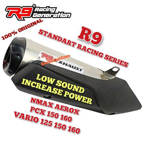 Jual KNALPOT R9 STANDART STANDAR STD RACING NMAX AEROX PCX VARIO 150 ...