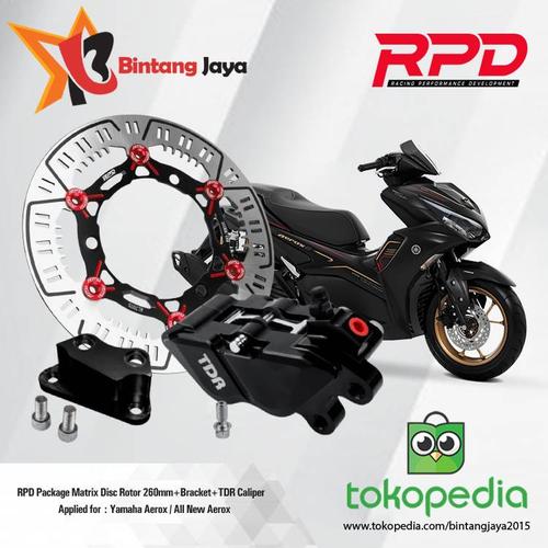 Jual RPD Package Matrix Disc Rotor 260mm + Bracket Axial + TDR Caliper ...