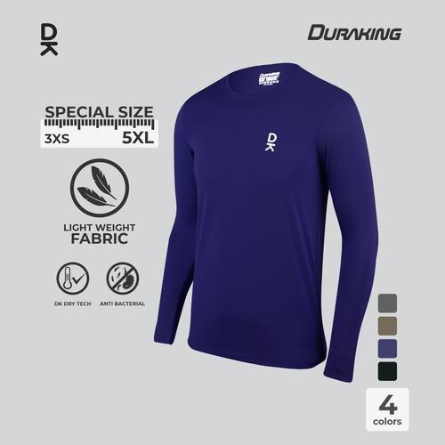 Promo Duraking Jersey Olahraga Pria Lengan Panjang Light Weight Basic ...
