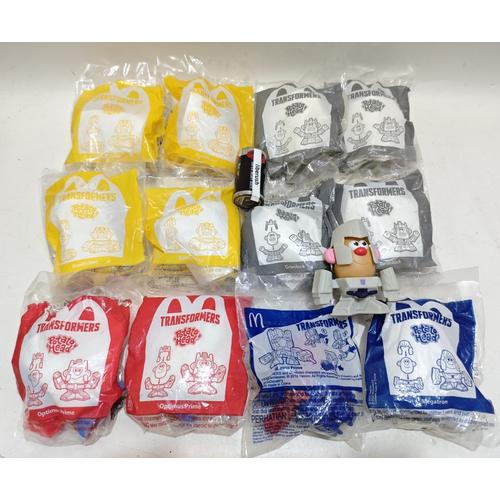 Jual Set happy meals mcd potato head transformers grimlock megatron ...