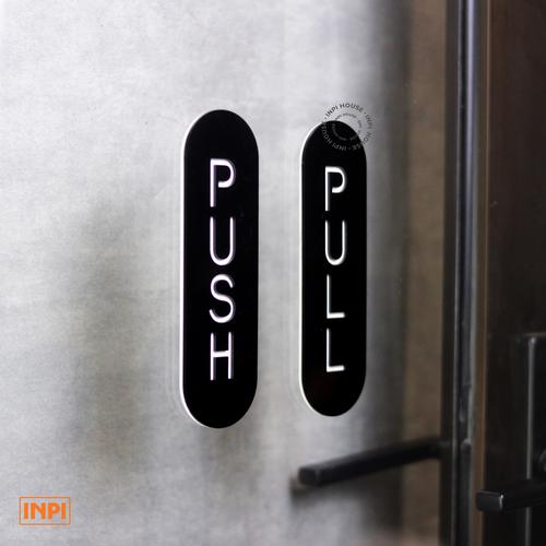 Jual Akrilik Push Pull Papan Signage Pintu Tarik Dorong - INPI - Putih ...