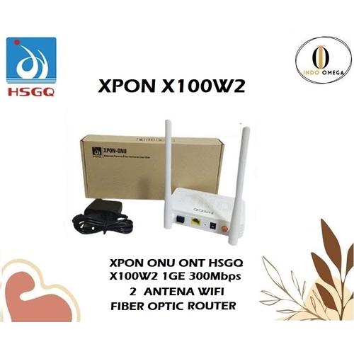 Jual HSGQ X100W2 XPON ONU Router 300Mbps Fiber Opitk X100 W2 - Jakarta ...