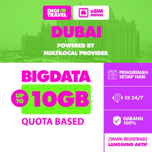 Promo DIGI TRAVEL eSIM Dubai UAE | eSIM UAE Dubai Quota Extra | eSIM Dubai Kuota | eSIM Roaming ...